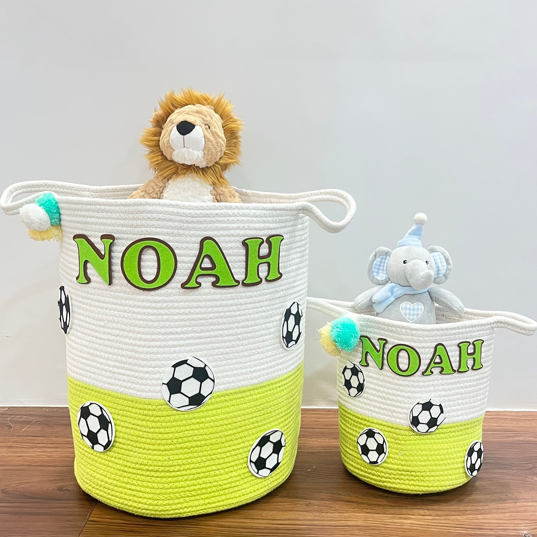 Personalized Storage Basket | Eco-friendly Kids' Room Organizer