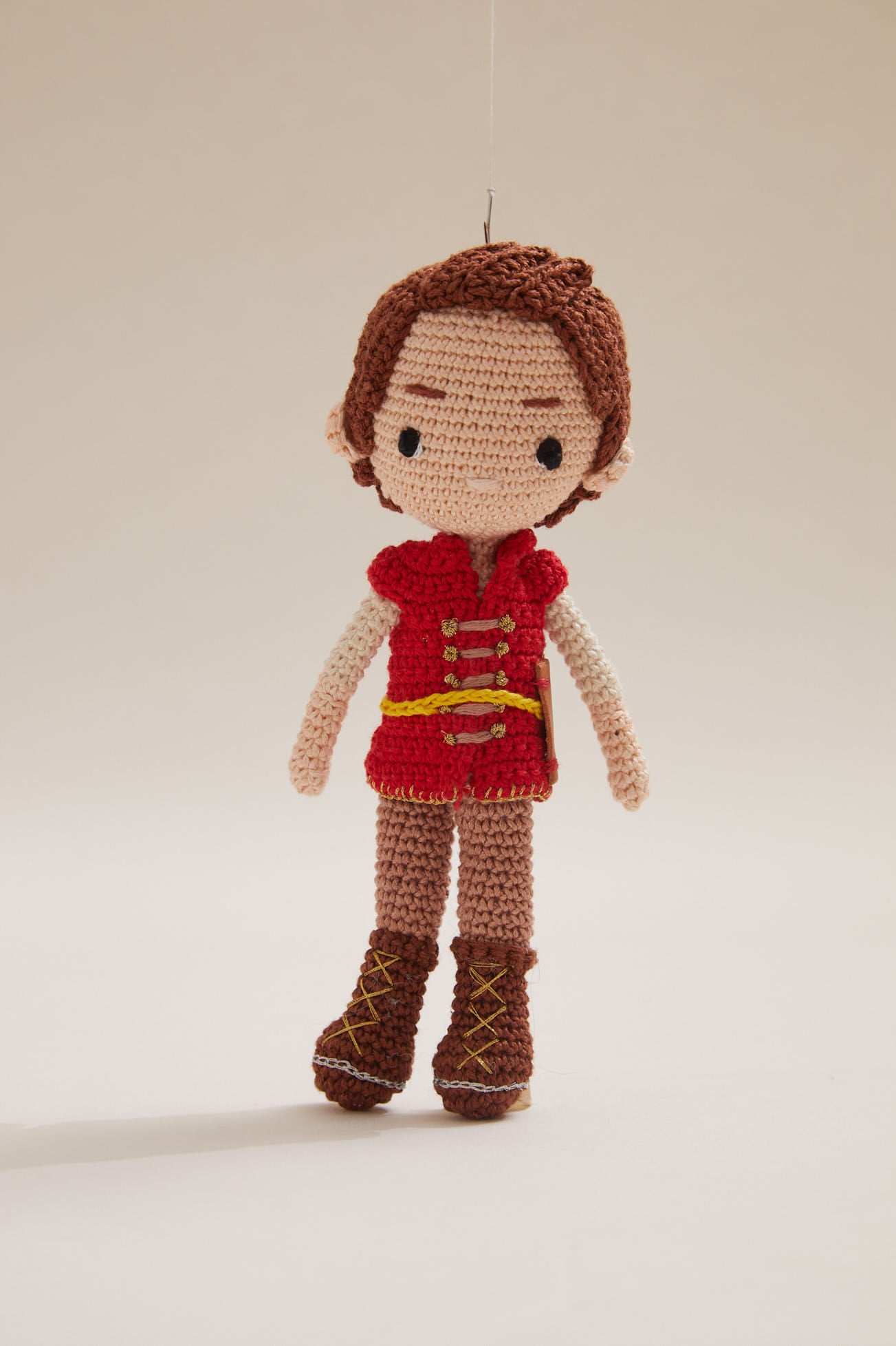 Handmade Crochet Prince Doll – Busy Knots Plush Toy | Totdot India