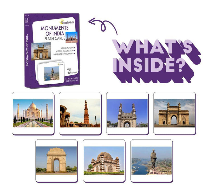 Monuments Of India Flash Cards