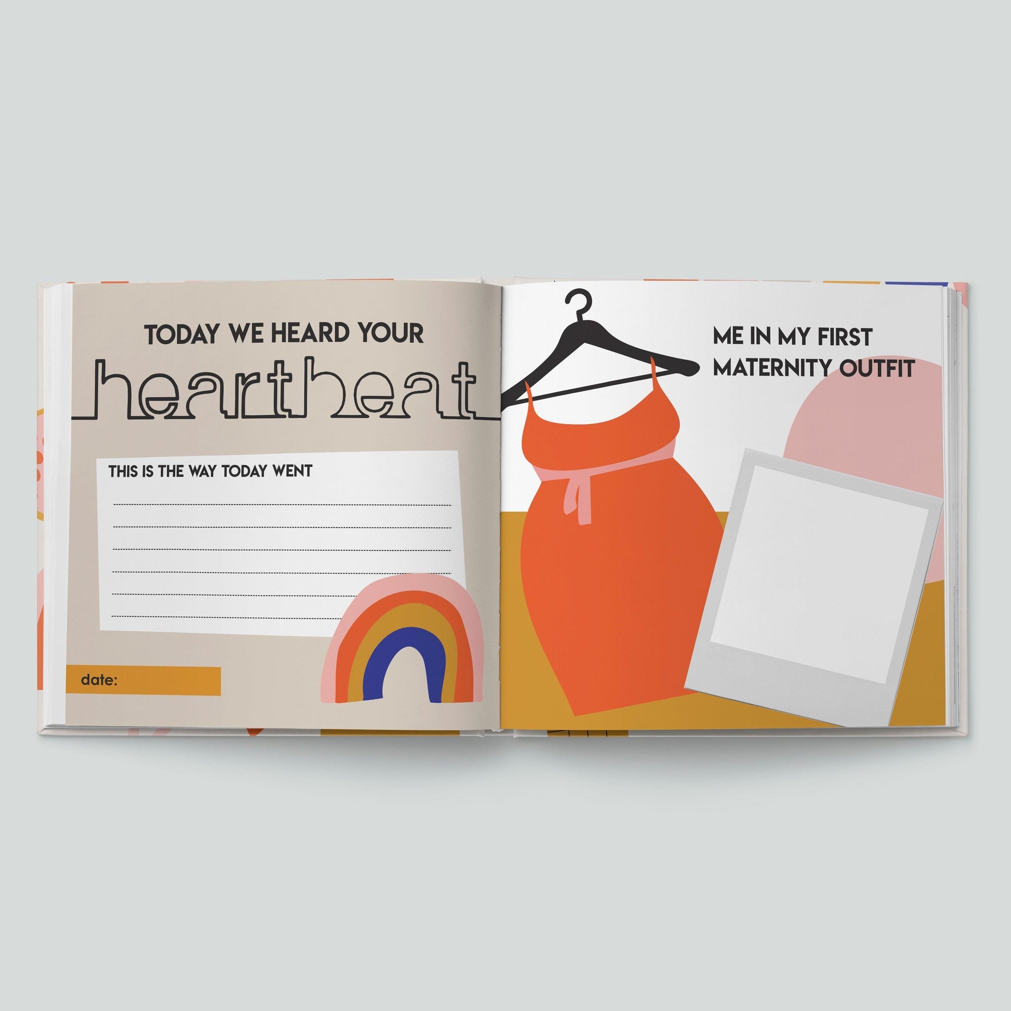 Record Book My Baby Bump Book